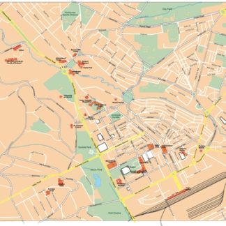 Nairobi vector map | Vector maps files Illustrator to download