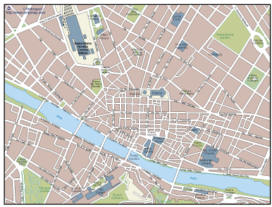 Florence Vector map | Order and download Florence Vector map