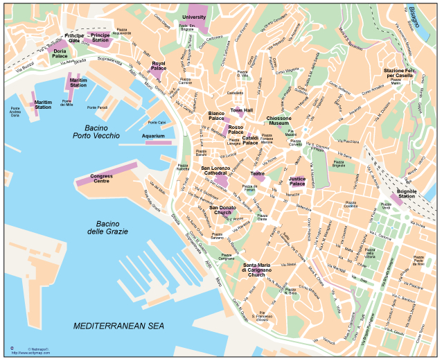 Genoa Vector map | Order and download Genoa Vector map