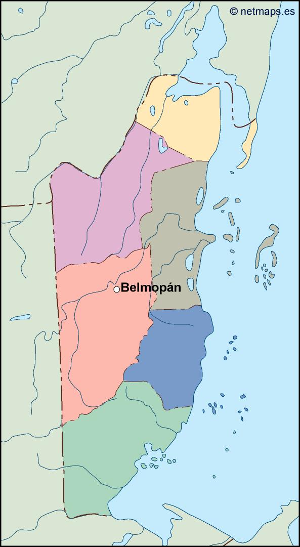 belize vector map | Order and download belize vector map