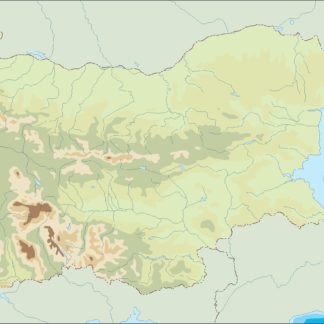 Bulgaria Vector EPS maps | Vector maps files Illustrator to download