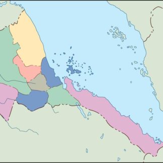 Eritrea Vector EPS maps | Vector maps files Illustrator to download