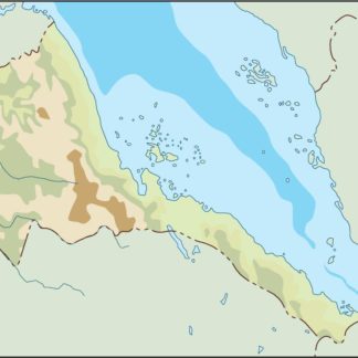 Eritrea Vector EPS maps | Vector maps files Illustrator to download