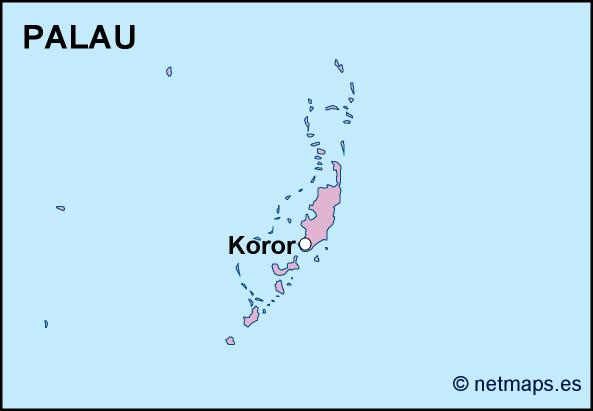 palau political map | Order and download palau political map