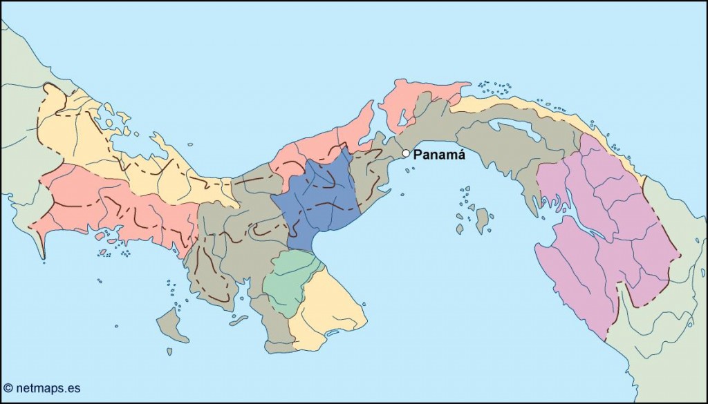 panama vector map | Order and download panama vector map