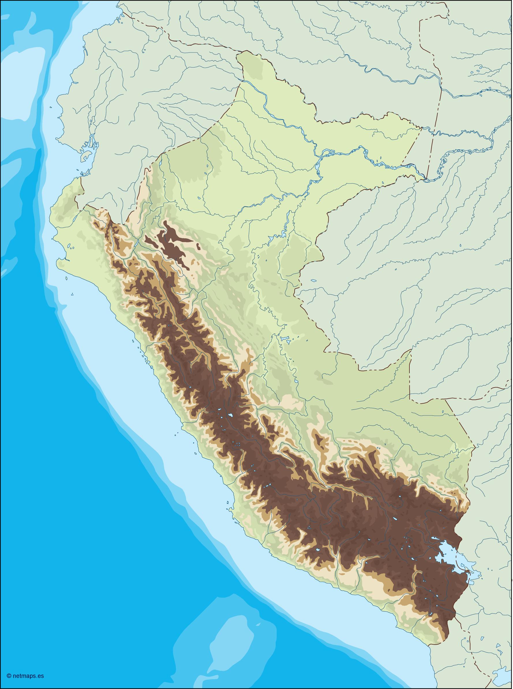 peru illustrator map | Order and download peru illustrator map