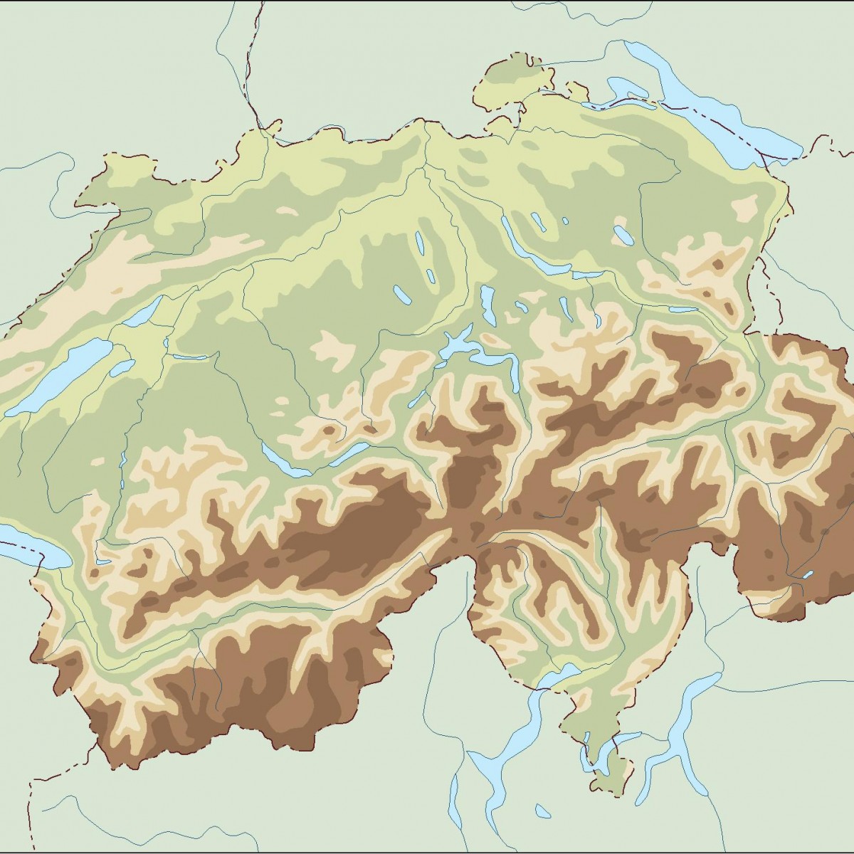 Countries Europe | Vector maps files Illustrator to download