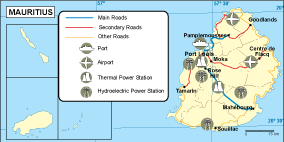 Mauritius transportation map | Order and download Mauritius ...