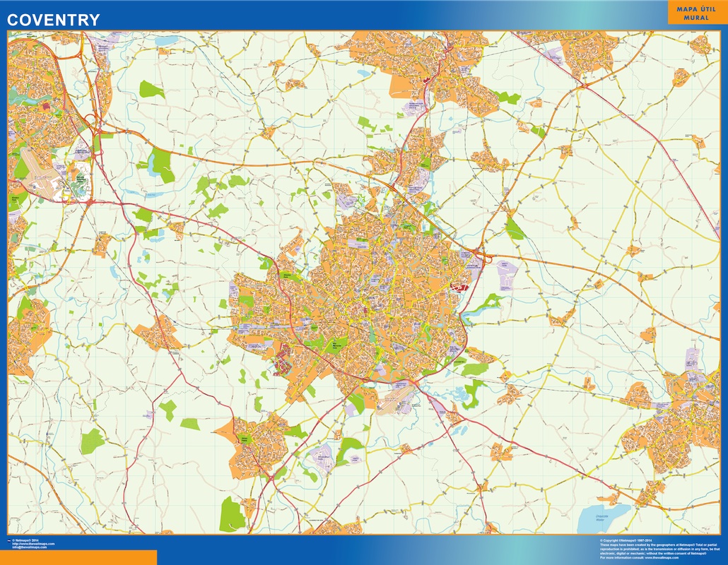 coventry vector map | Order and download coventry vector map