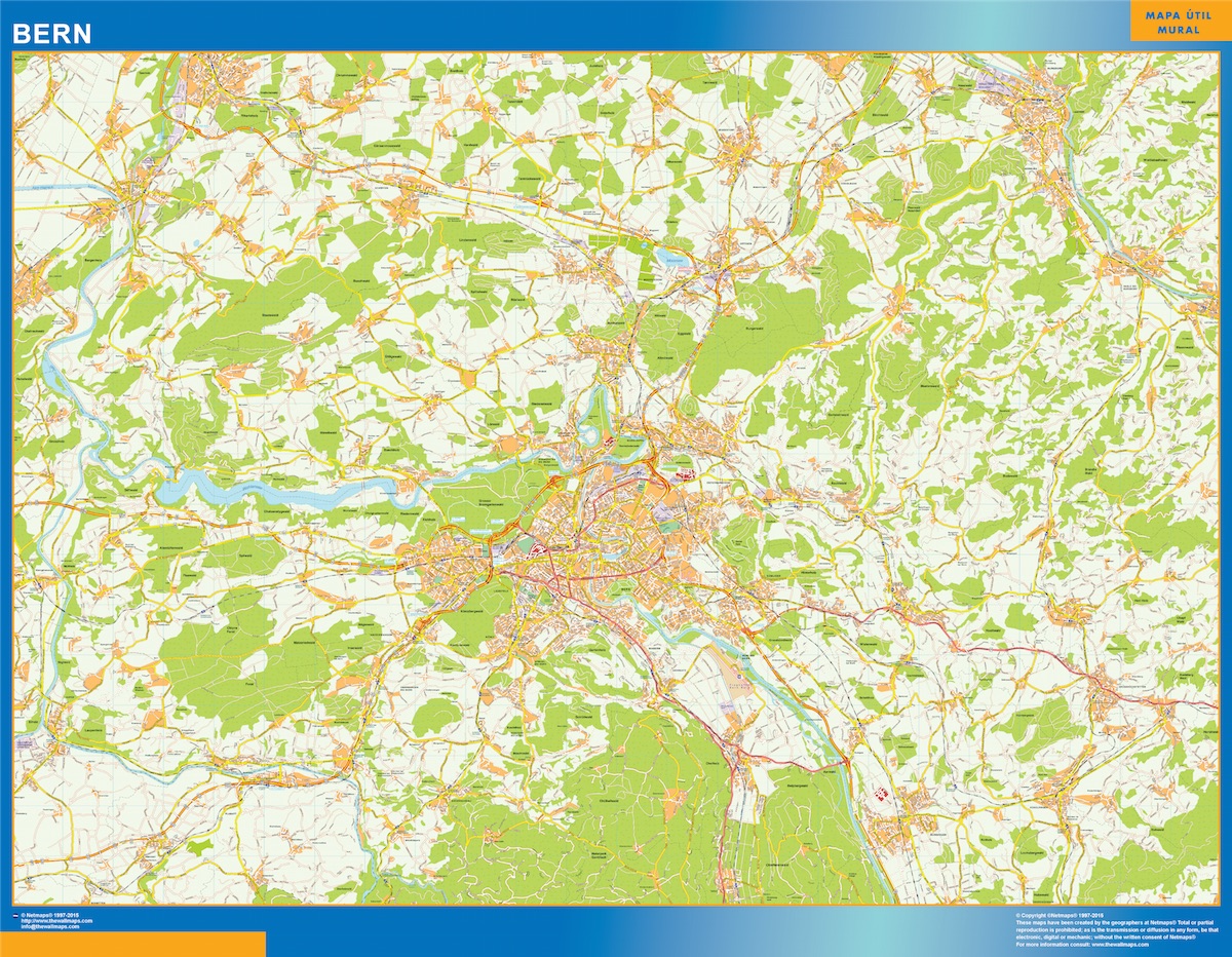 Bern vector map | Order and download Bern vector map