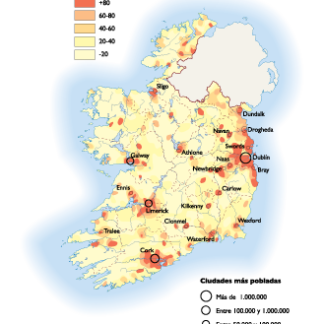 Ireland Population map | Order and download Ireland Population map