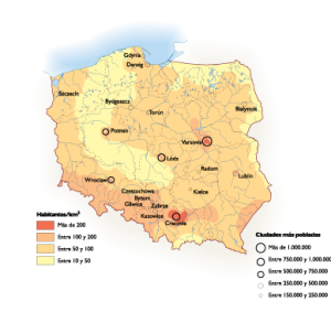 Poland Population map | Order and download Poland Population map