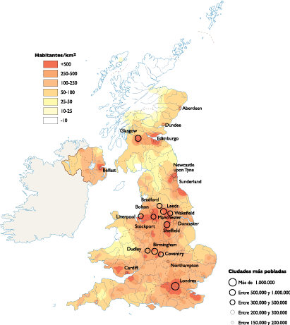United Kingdom Population map | Order and download United Kingdom ...