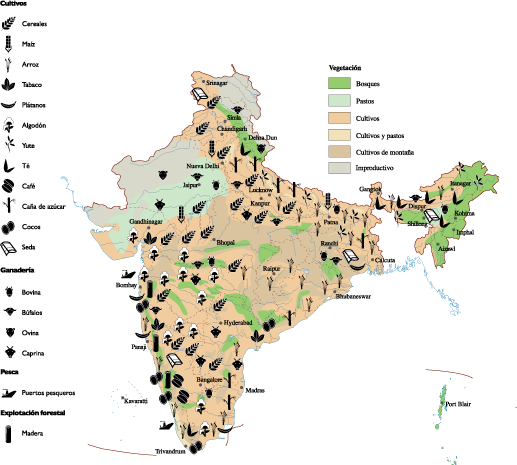 india Agricultural map | Order and download india Agricultural map