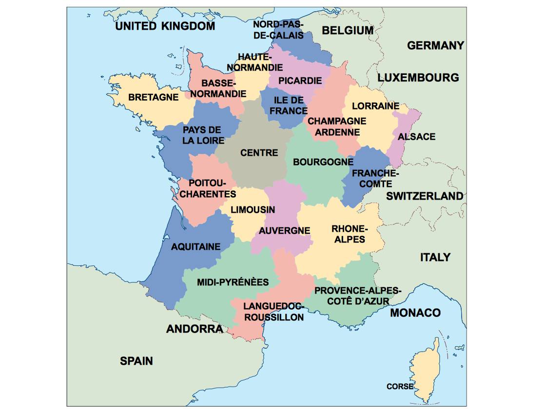 france powerpoint map | Order and download france powerpoint map