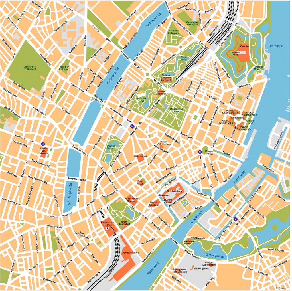 Denmark Vector EPS maps | Vector maps files Illustrator to download